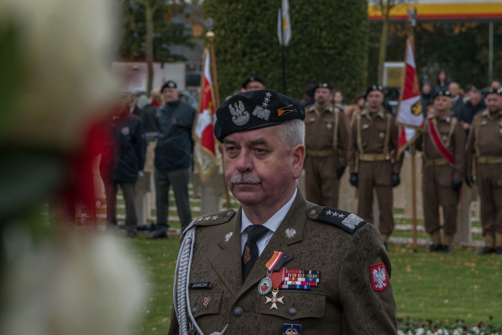 Hołd dla gen. Stanisława Maczka i żołnierzy 1. Dywizji Pancernej - 10BKPanc