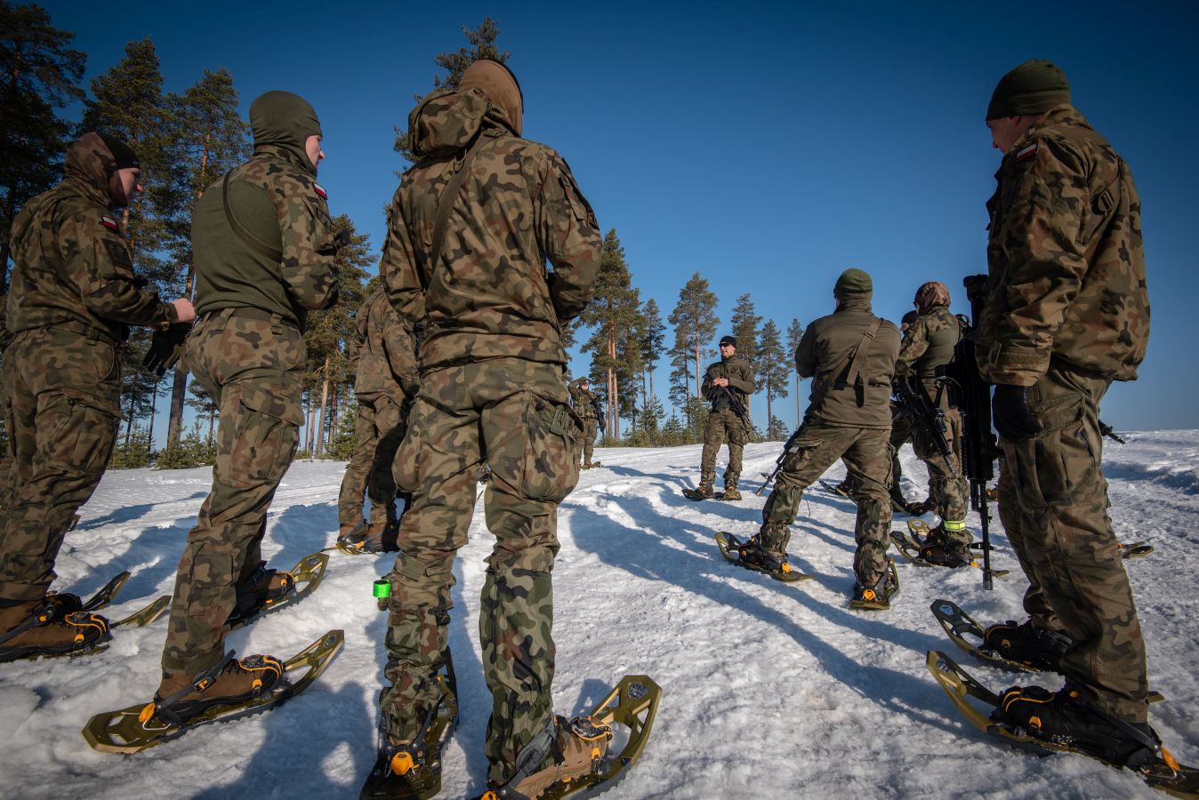 Błękitna Brygada pokonuje zaśnieżone tereny Norwegii! - 12BZ