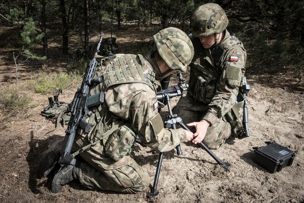 Lubelscy Terytorialsi na poligonie w Nowej Dębie - 2LBOT