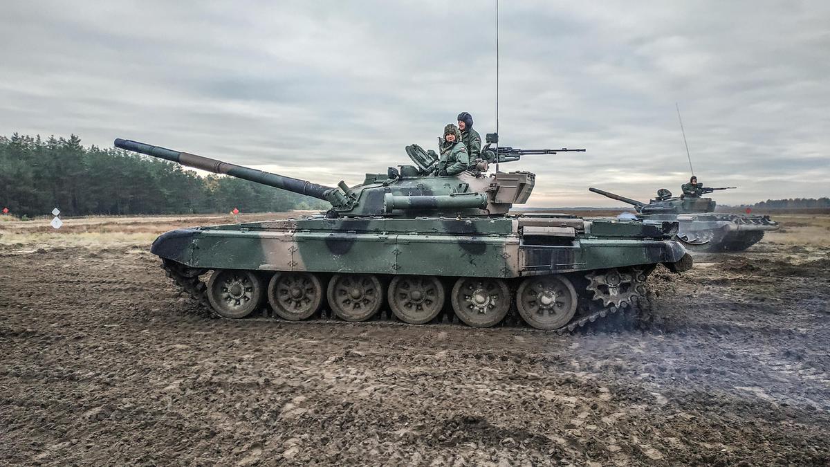 Pierwsze strzały z T-72M1 - 34BKPanc