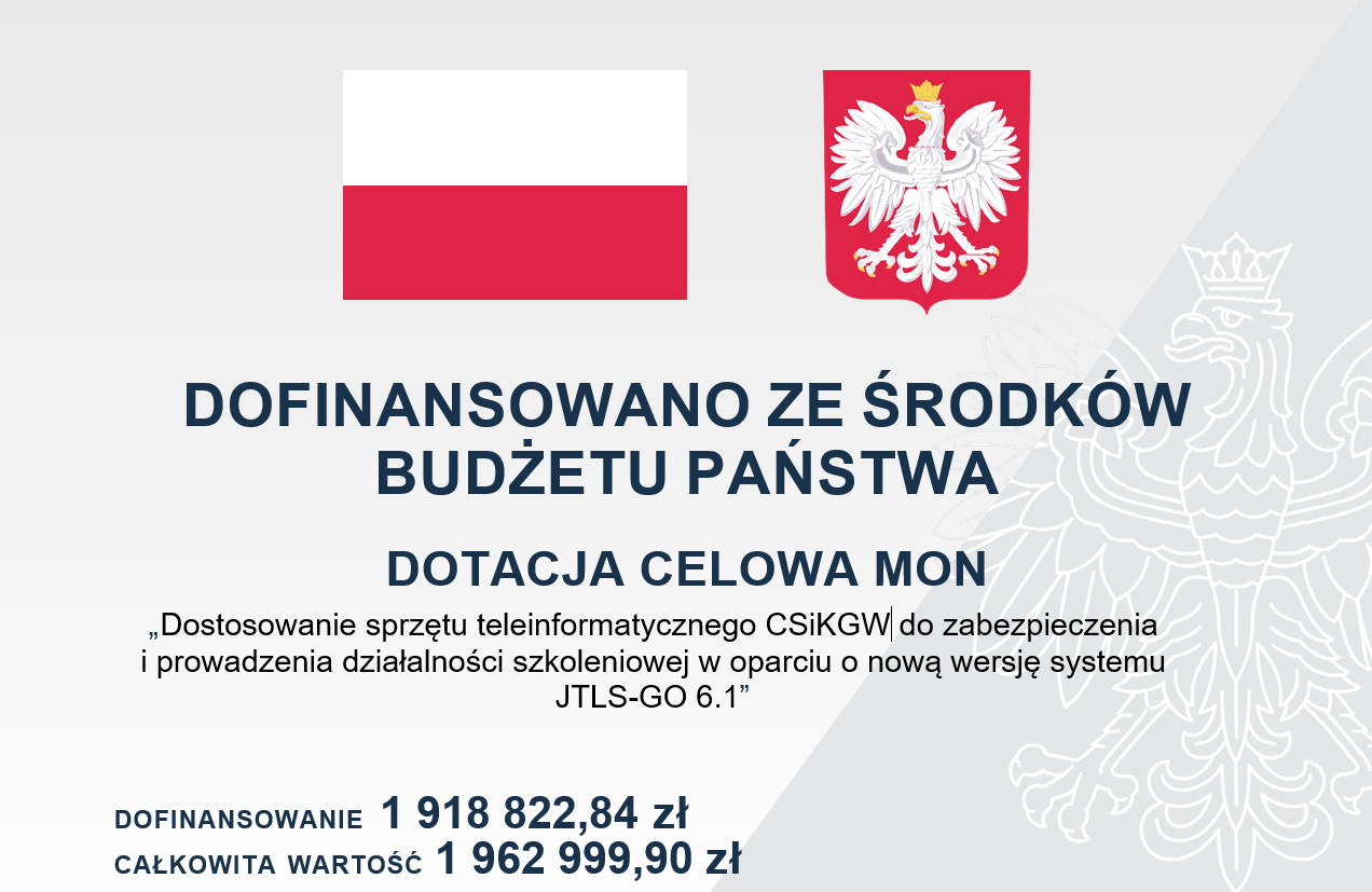 Dostosowanie sprzętu teleinformatycznego CSiKGW do zabezpieczenia i ...