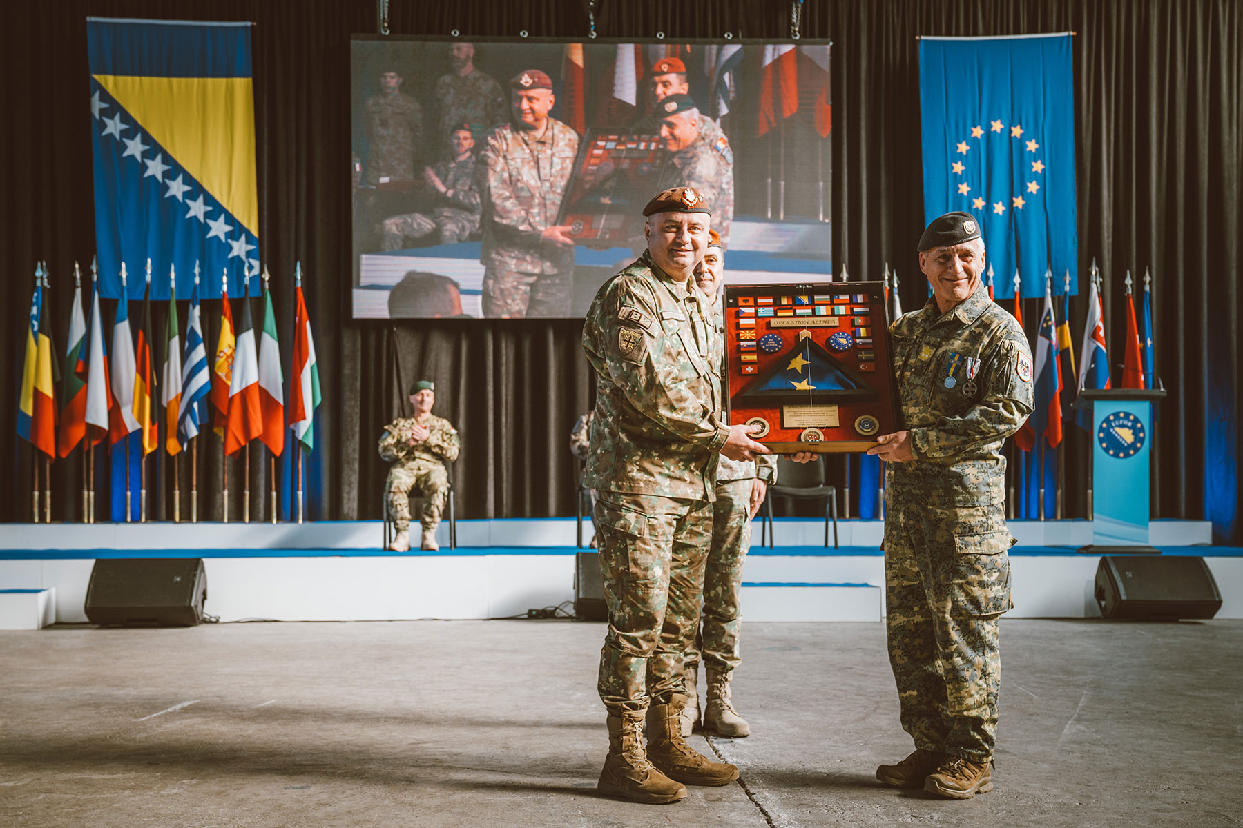 Uroczysta zmiana dowództwa w operacji EUFOR w Bośni i Hercegowinie - DORSZ