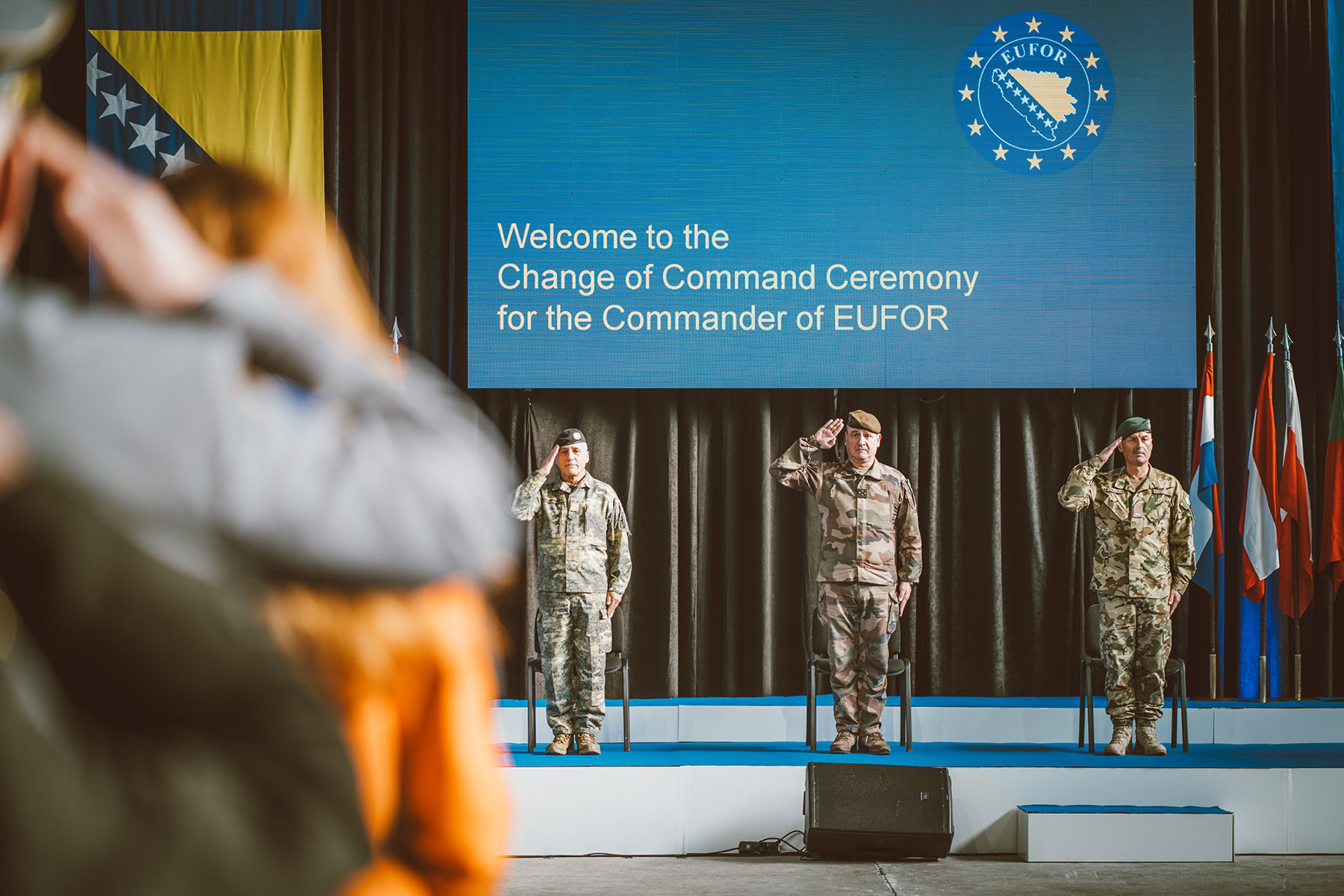 Uroczysta zmiana dowództwa w operacji EUFOR w Bośni i Hercegowinie - DORSZ