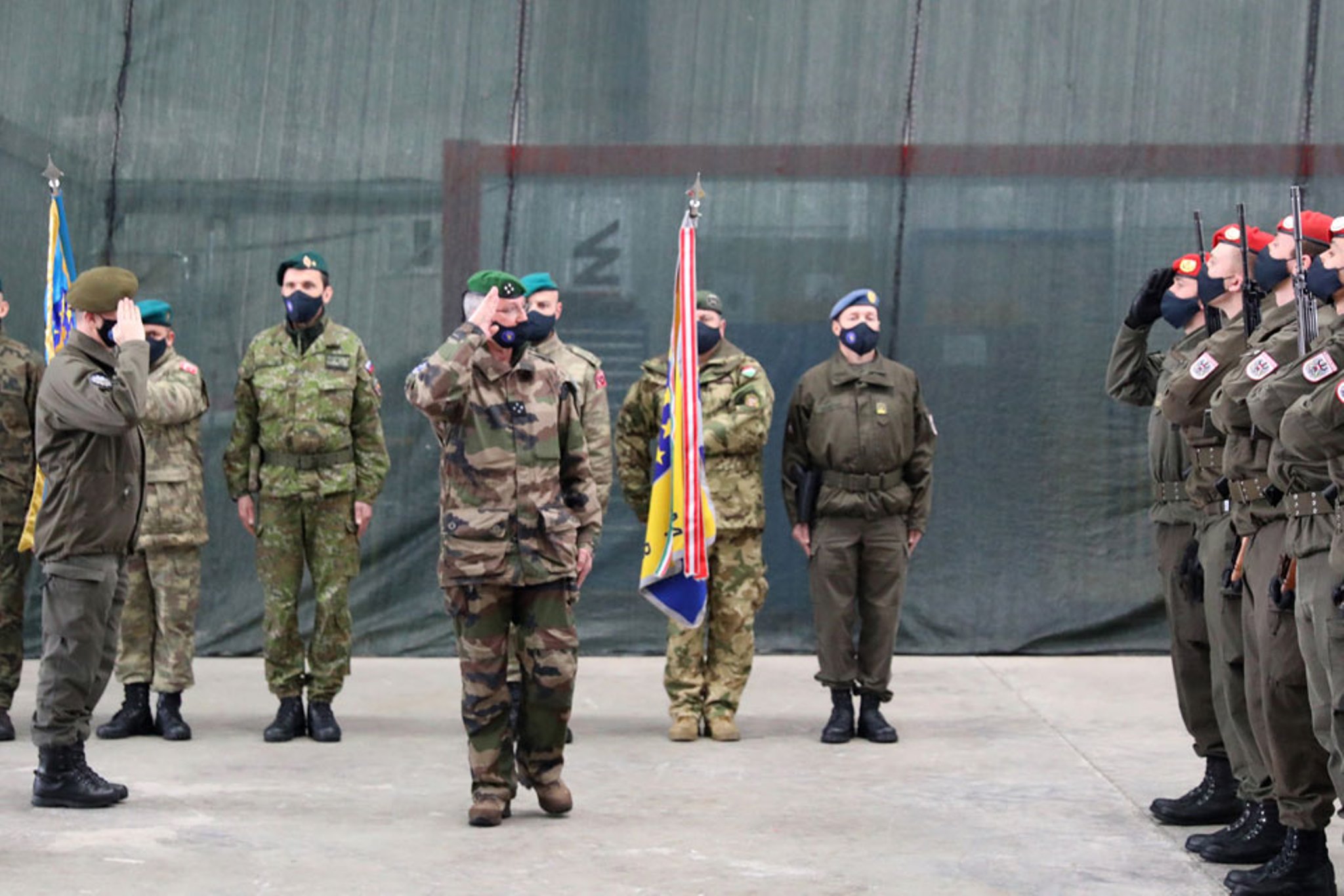 Przekazanie dowodzenia misją HQ EUFOR - DORSZ