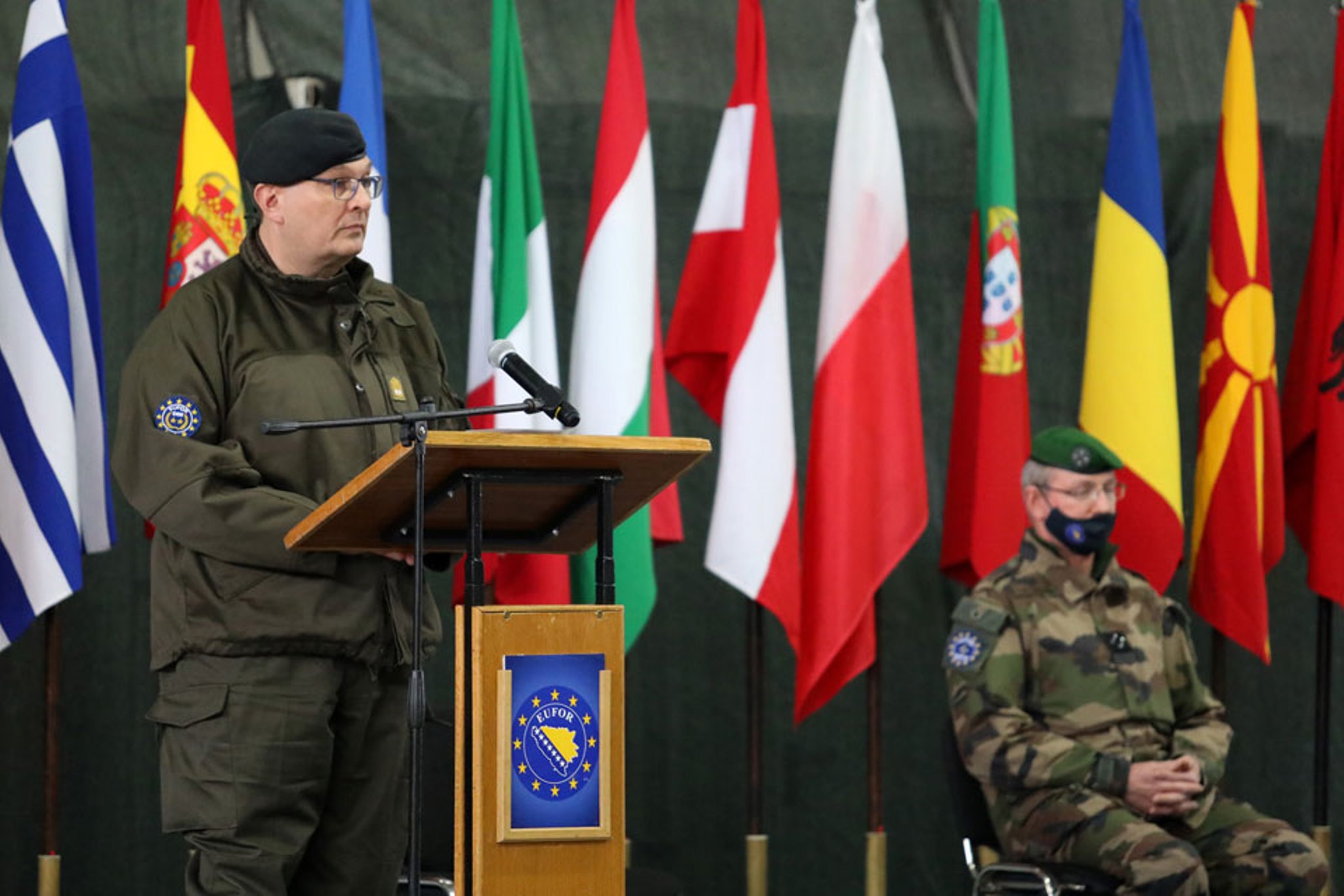 Przekazanie dowodzenia misją HQ EUFOR - DORSZ