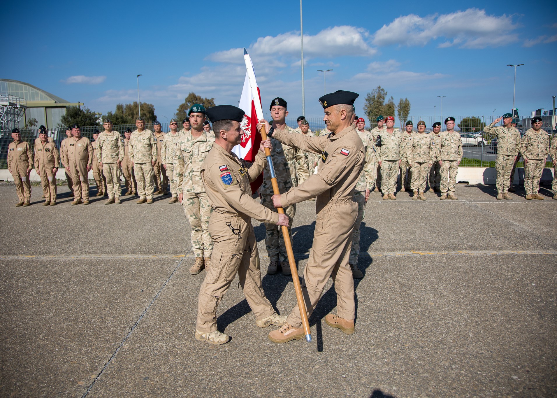 Przekazanie dowodzenia w PKW IRINI - DORSZ